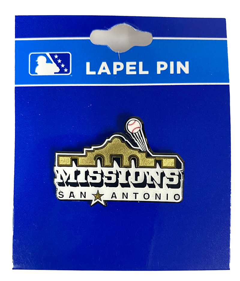 Missions Throwback Theme Night Alamo Primary Logo Pin – San Antonio ...